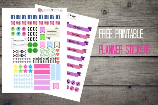 FREE Printable Planner Stickers ⋆ The Petite Planner