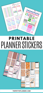 FREE Printable Planner Stickers (Learn How to Print & Cut!)
