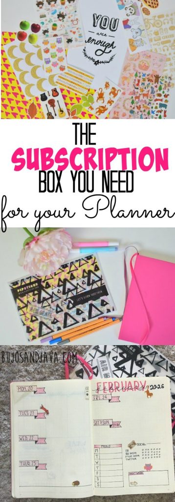 The Subscription Box You Need for Your Bullet Journal ⋆ The Petite Planner