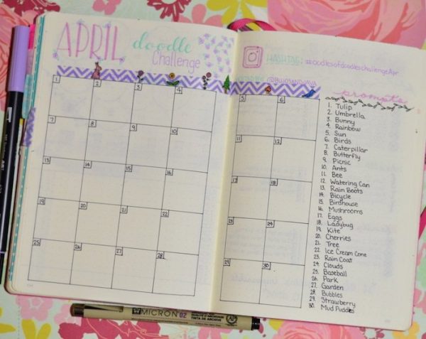 My Bullet Journal: April Setup ⋆ The Petite Planner