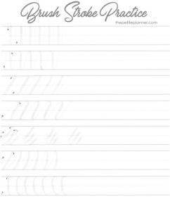 Learn How To Do Brush Lettering in 30 Days ⋆ The Petite Planner