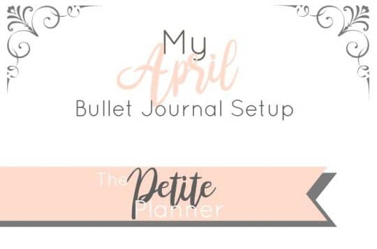 My Bullet Journal: April Setup ⋆ The Petite Planner