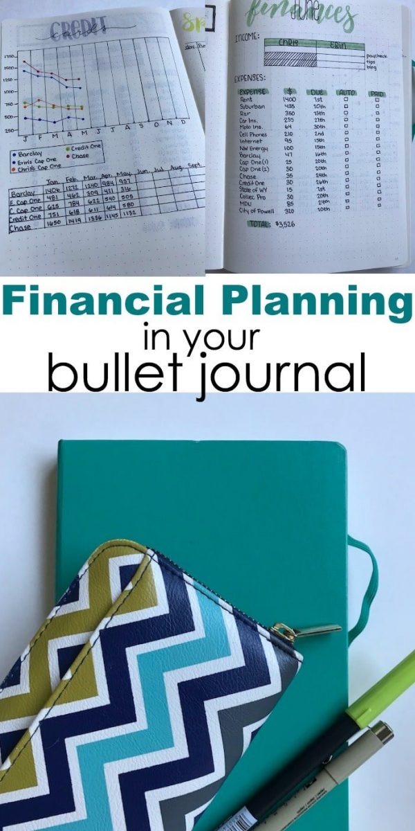 Financial Planning in Your Bullet Journal: Gain Control of Your ...