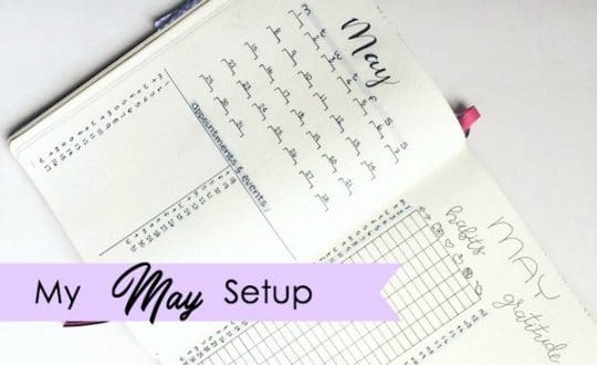 May Setup: I Tried to Go Minimalistic ⋆ The Petite Planner