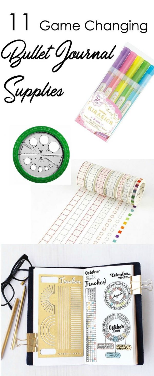 11 Game Changing Bullet Journal Supplies Under $10 ⋆ The Petite Planner
