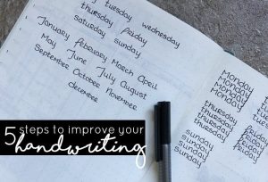5 Steps to Improve Your Handwriting ⋆ The Petite Planner