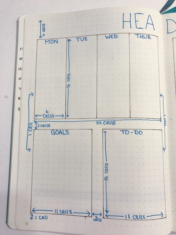Two-Page Weekly Spread Tutorial ⋆ The Petite Planner