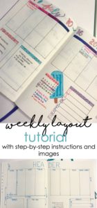 Two-Page Weekly Spread Tutorial ⋆ The Petite Planner