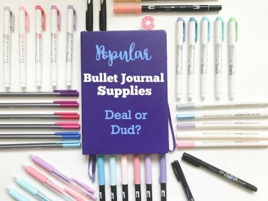 Deal or Dud: Popular Bullet Journal Supplies ⋆ The Petite Planner
