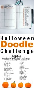 Halloween Doodle Challenge: October 2017 ⋆ The Petite Planner