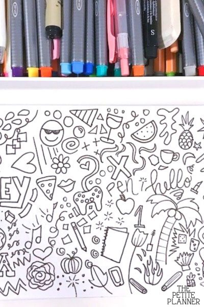 Learn How to Doodle in an Hour or Less ⋆ The Petite Planner