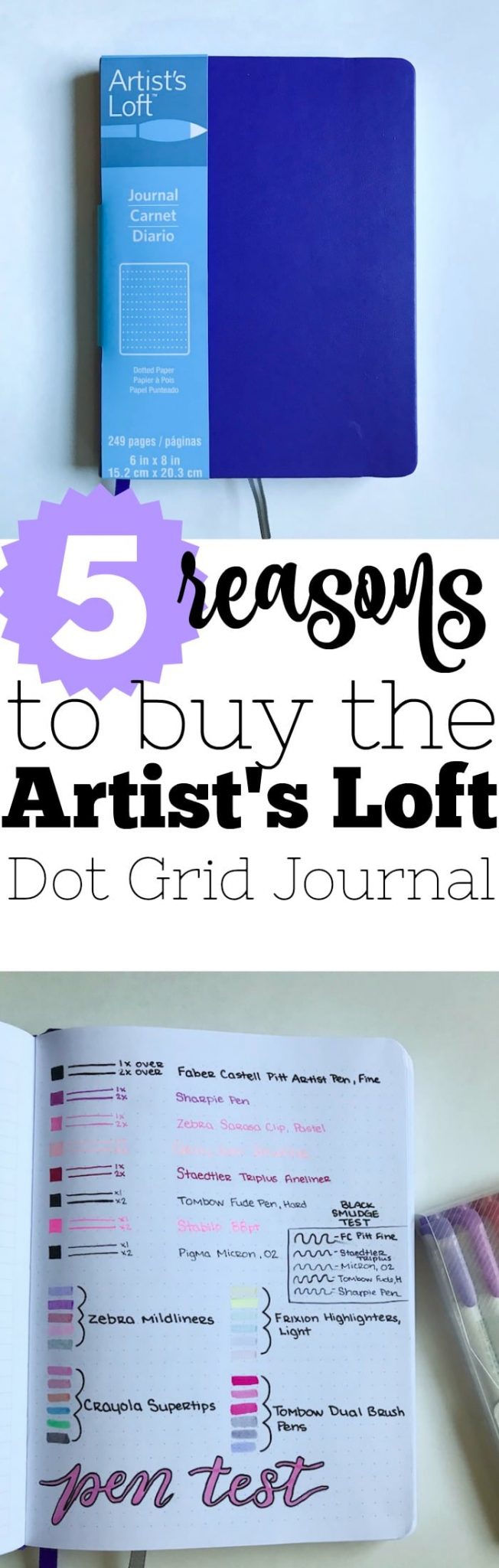 5 Reasons to Buy the Artist's Loft Dot Grid Journal from Michael's ⋆ ...
