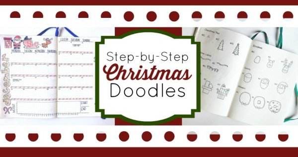 Step-by-Step Christmas Doodles plus Cheatsheet ⋆ The Petite Planner