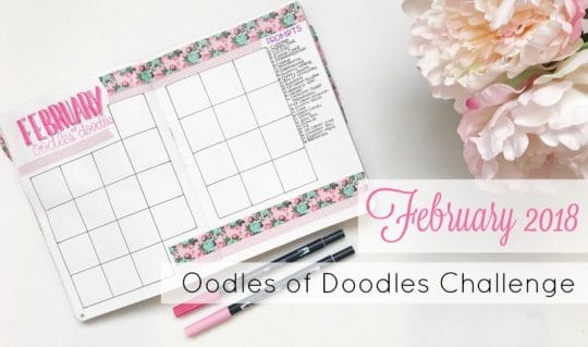 February 2018 Doodle Challenge ⋆ The Petite Planner