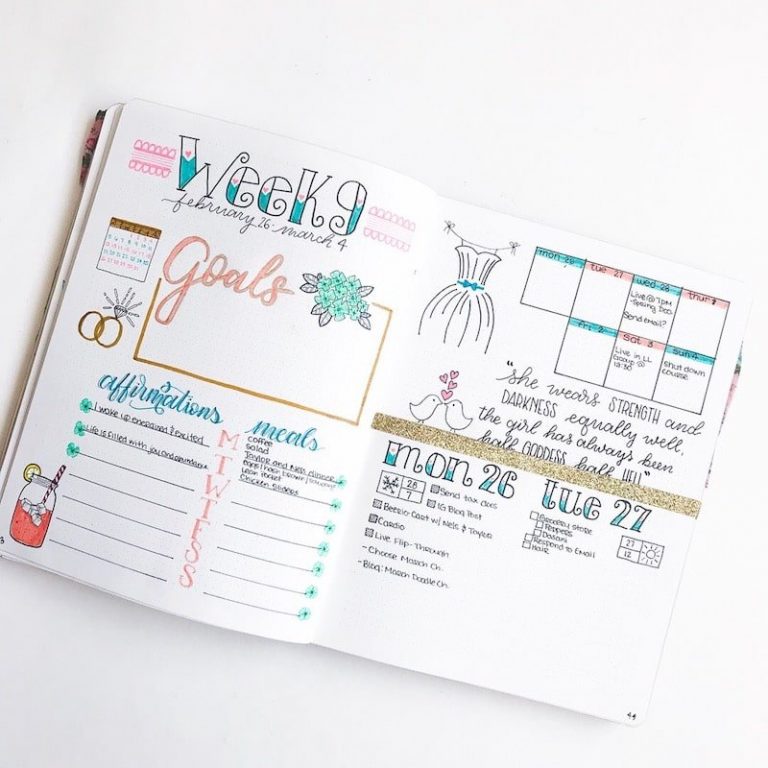 9 Simple Bullet Journal Lettering Styles Anyone Can Do!