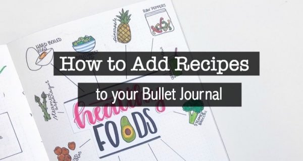 How to Put Your Favorite Recipes in Your Bullet Journal ⋆ The Petite ...