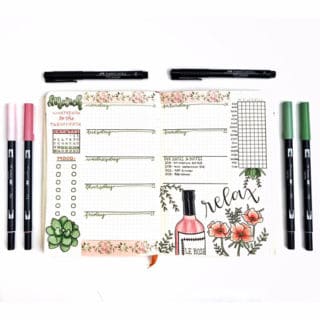 15 Incredibly Beautiful Weekly Spreads ⋆ The Petite Planner