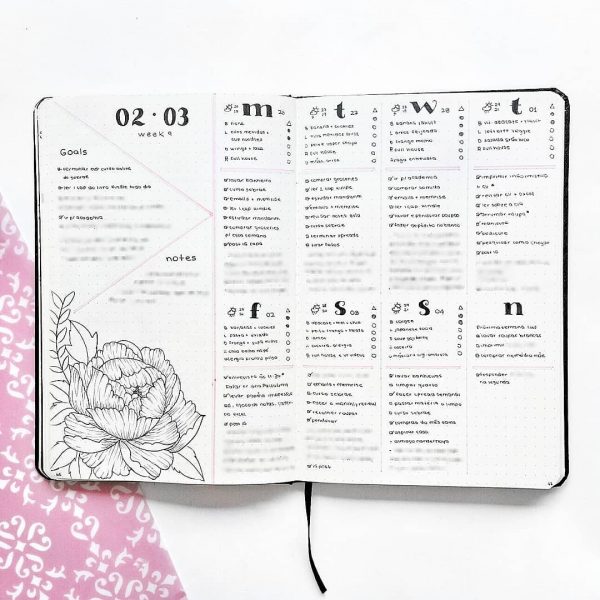 15 Incredibly Beautiful Weekly Spreads ⋆ The Petite Planner