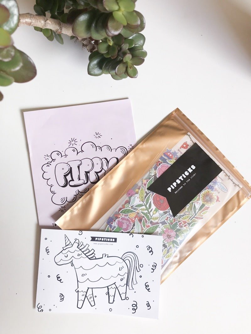 Pipsticks Sticker Subscription Review & Coupon ⋆ The Petite Planner