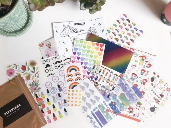 Pipsticks Sticker Subscription Review & Coupon ⋆ The Petite Planner