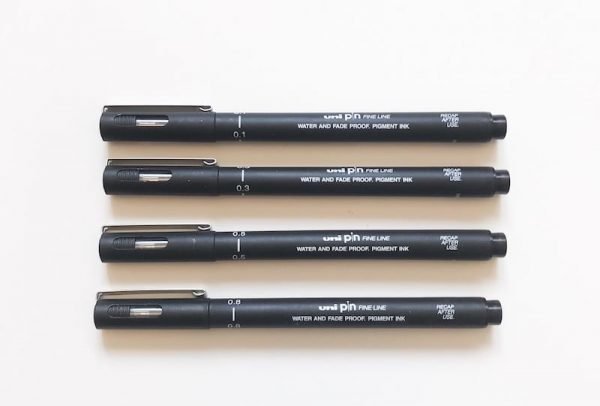 3 Best Fineline Pens for Bullet Journalling ⋆ The Petite Planner