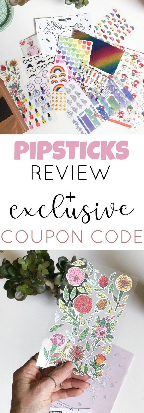 Pipsticks Sticker Subscription Review & Coupon ⋆ The Petite Planner