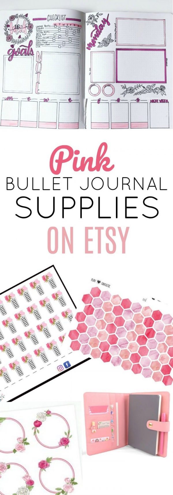 Friday Finds: Pink Bullet Journal Theme ⋆ The Petite Planner