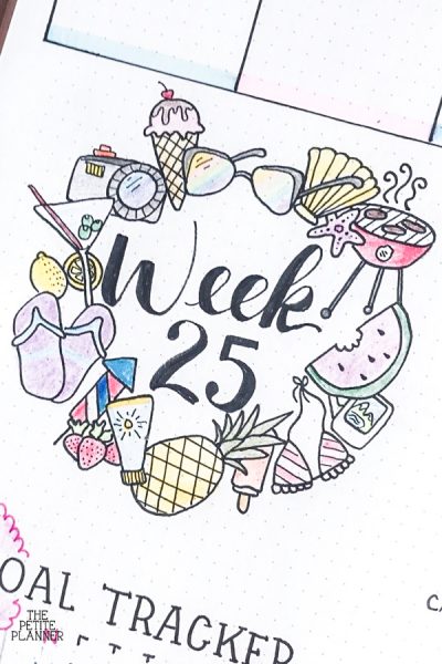 Step-by-Step Summer Doodles for Your Bullet Journal ⋆ The Petite Planner