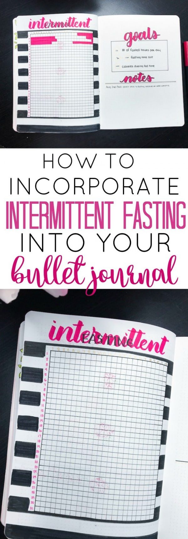 Intermittent Fasting Made Easy in Your Bullet Journal ⋆ The Petite Planner