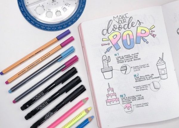 Learn to Doodle Step By Step! 11 Simple Doodles to Try!