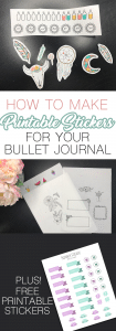 How to Make Printable Stickers for Your Bullet Journal ⋆ The Petite Planner