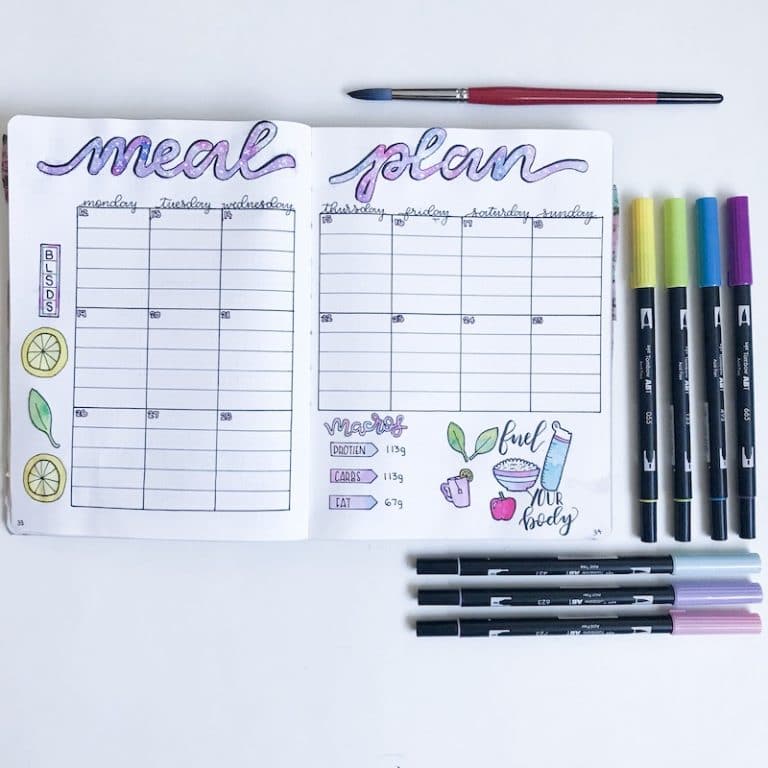 200+ Bullet Journal Ideas to Try This Year + Printable Checklist ⋆ The ...