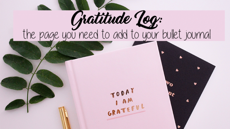 Bullet Journal Gratitude Log: Your Key to Happiness ⋆ The Petite Planner