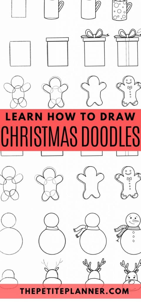 Christmas Doodles for Your Bullet Journal: Free Printable Guide ⋆ The ...