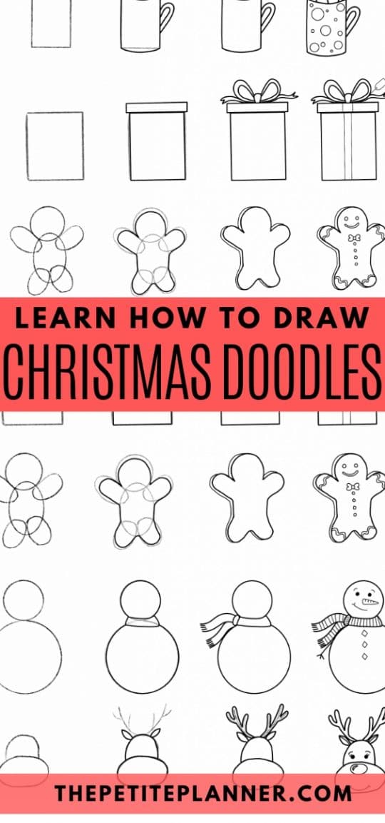 Christmas Doodles for Your Bullet Journal: Free Printable Guide ⋆ The ...