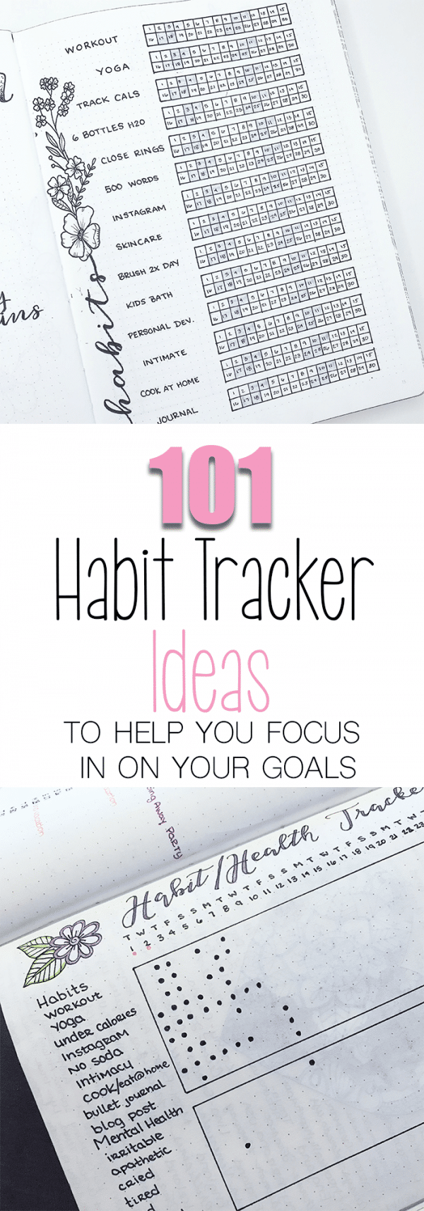101 Habit Tracker Ideas to Improve Your Life ⋆ The Petite Planner