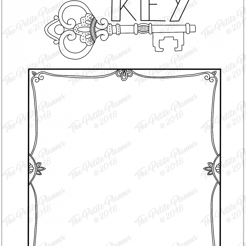 Bullet Journal Key Page ⋆ The Petite Planner