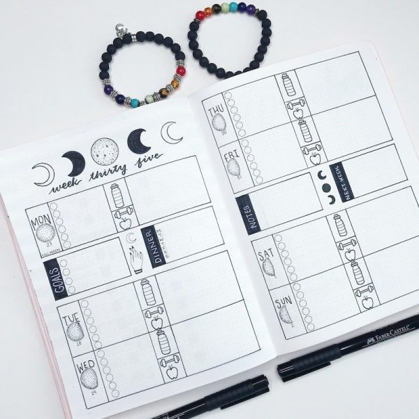 11 of My Favorite Weekly Spreads from This Year ⋆ The Petite Planner