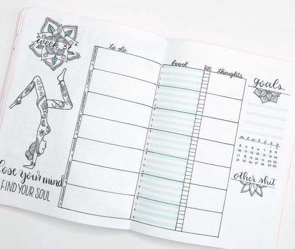 11 of My Favorite Weekly Spreads from This Year ⋆ The Petite Planner