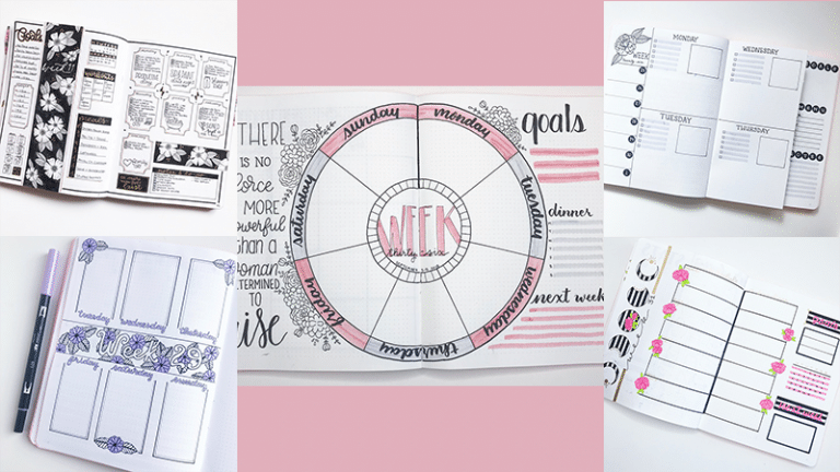 11 of My Favorite Weekly Spreads from This Year ⋆ The Petite Planner