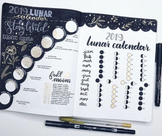 How to Align Your Goals According to the Moon Phases ⋆ The Petite Planner