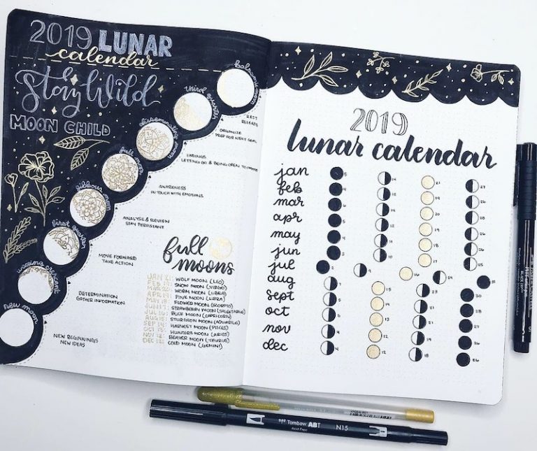 How to Align Your Goals According to the Moon Phases ⋆ The Petite Planner