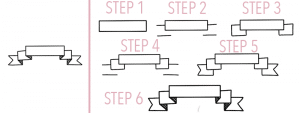 How to Draw Banners for Your Bullet Journal: Beginner Friendly ⋆ The ...