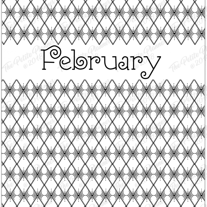 February 2019 Printable Bullet Journal Setup ⋆ The Petite Planner