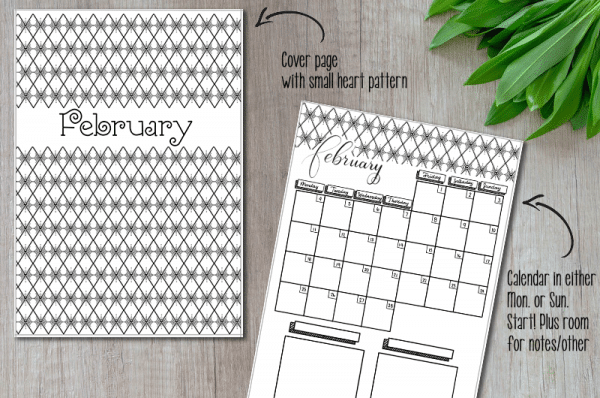 February 2019 Printable Bullet Journal Setup ⋆ The Petite Planner