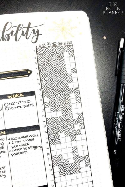Free Mini Habit Tracker Printable for Your Bullet Journal ⋆ The Petite ...