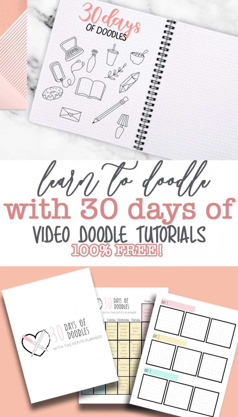 Learn to Doodle in March: 30 Days of Bullet Journal Doodles ⋆ The ...