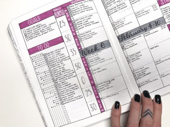 Finding Your Style: Bullet Journal Weekly Layout ⋆ The Petite Planner