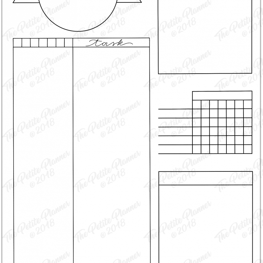 5 Printable Bullet Journal Weekly Layouts Bundle ⋆ The Petite Planner