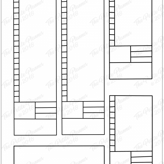 5 Printable Bullet Journal Weekly Layouts Bundle ⋆ The Petite Planner